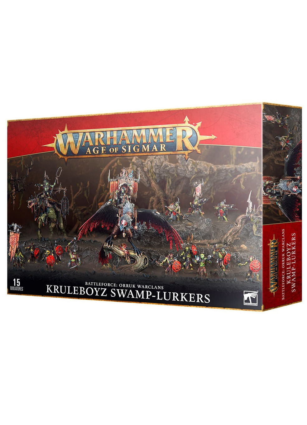 W-AOS: Battleforce: Orruk Warclans - Kruleboyz Swamp-Lurkers (15 figú