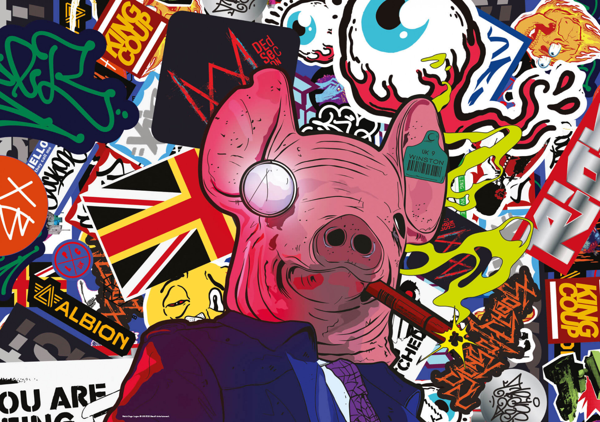 Puzzle Watch Dogs: Legion - Pig Mask (Good Loot) - Xzone.sk